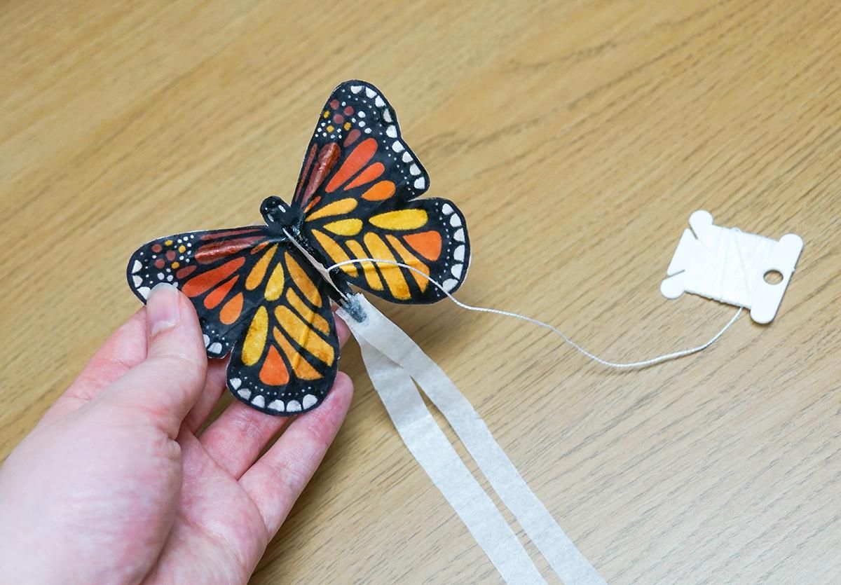 DIY Mini BUTTERFLY Kite | How to Make a Tiny Kite : 7 Steps (with ...