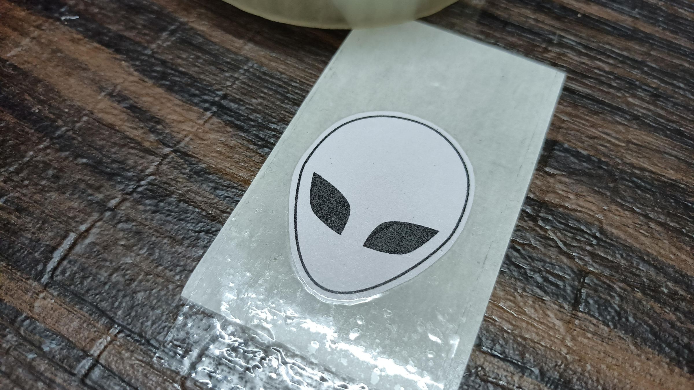 DIY Sticker Using Single-Sided Sticky Tape : 10 Steps (with Pictures ...