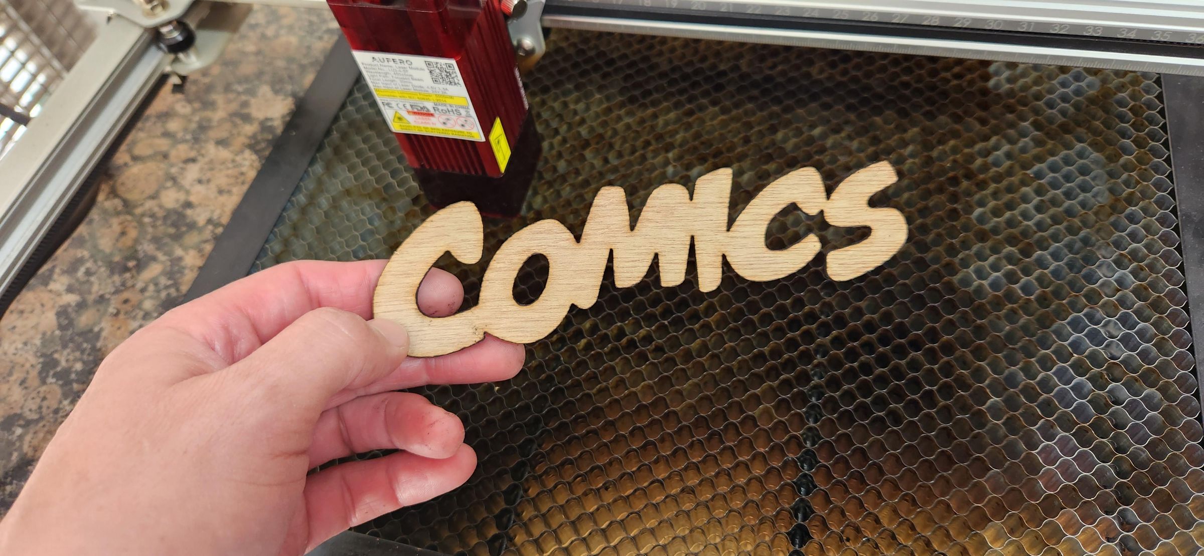 Plywood Comic Book Corner Art - Laser Engraver Project - With Files ...