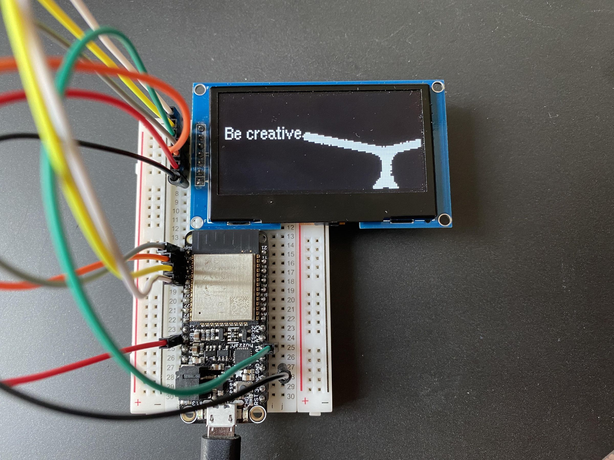 SSD1309 OLED With Toit : 4 Steps - Instructables