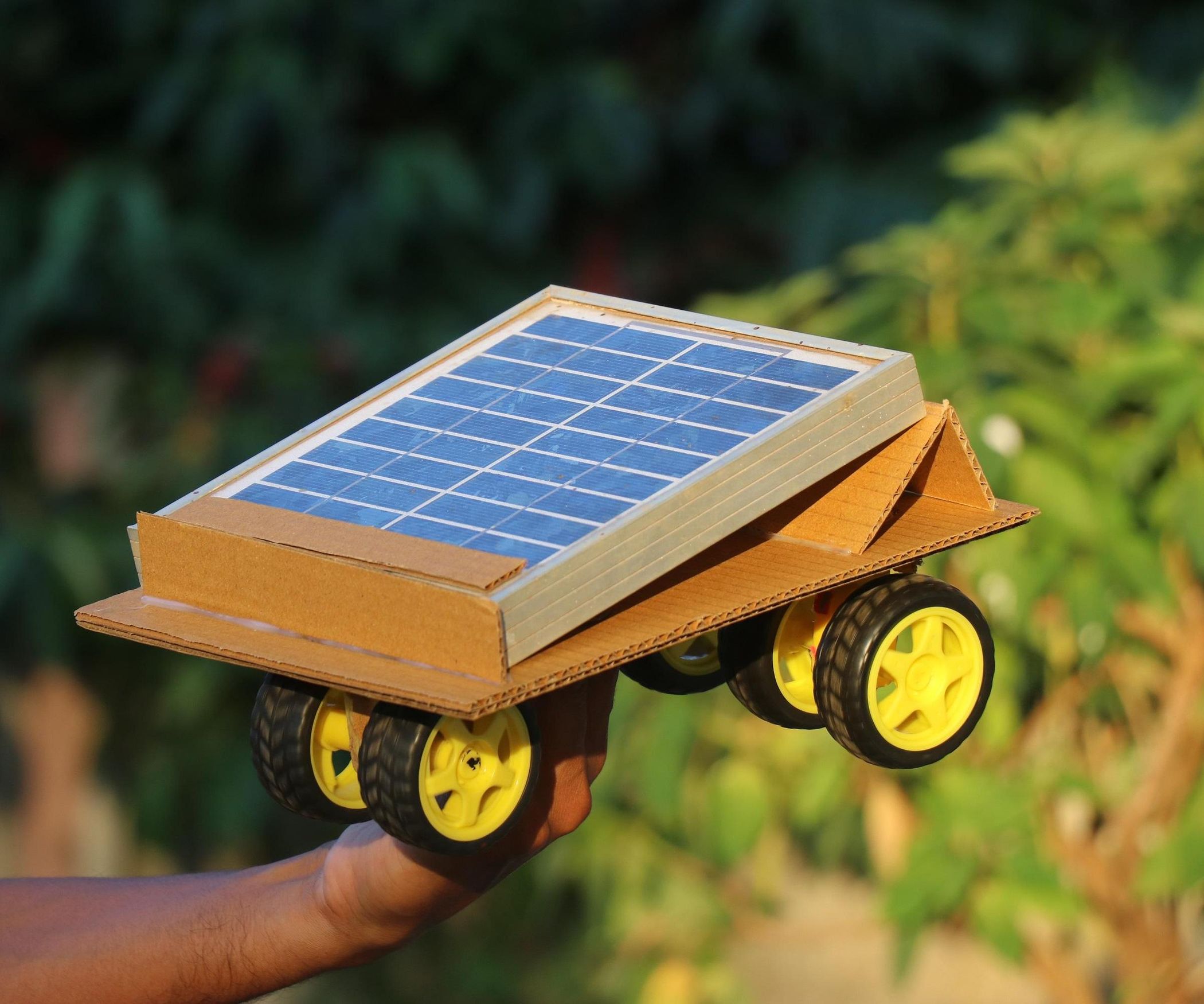 How to Make Solar Powered Car With Powerful Torque in a Very Easy Way ...