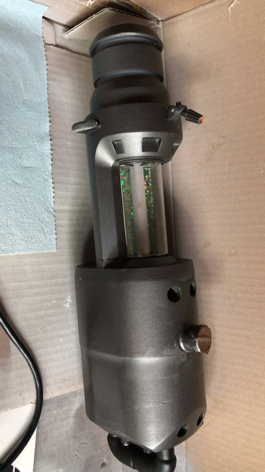 Making a LED Aperture Science Handheld Portal Device : 6 Steps (with ...