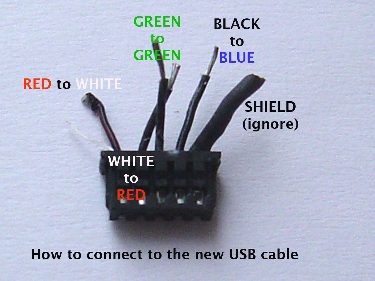 Apple Pro Mouse USB Pinout and Cable Repair DIY : 5 Steps - Instructables