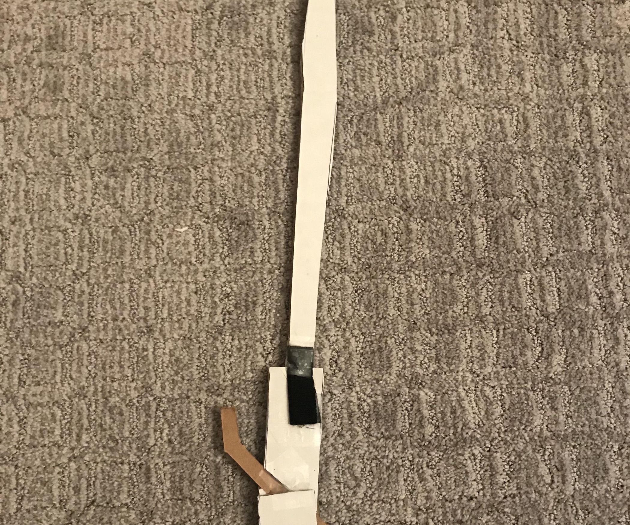 Easy Cardboard Darksaber From the Mandalorian : 8 Steps - Instructables