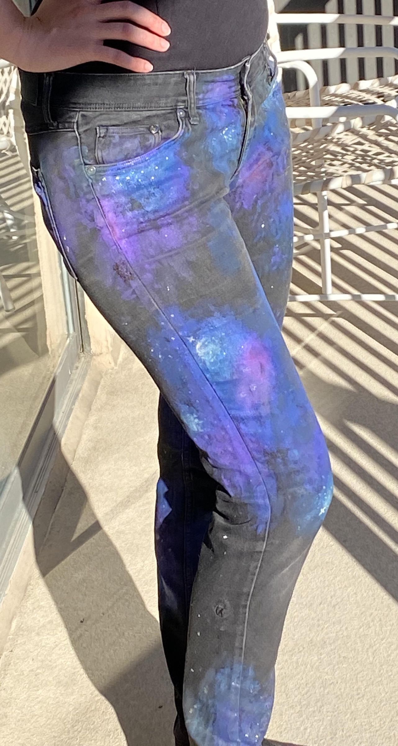 Painted Space Shorts : 9 Steps (with Pictures) - Instructables