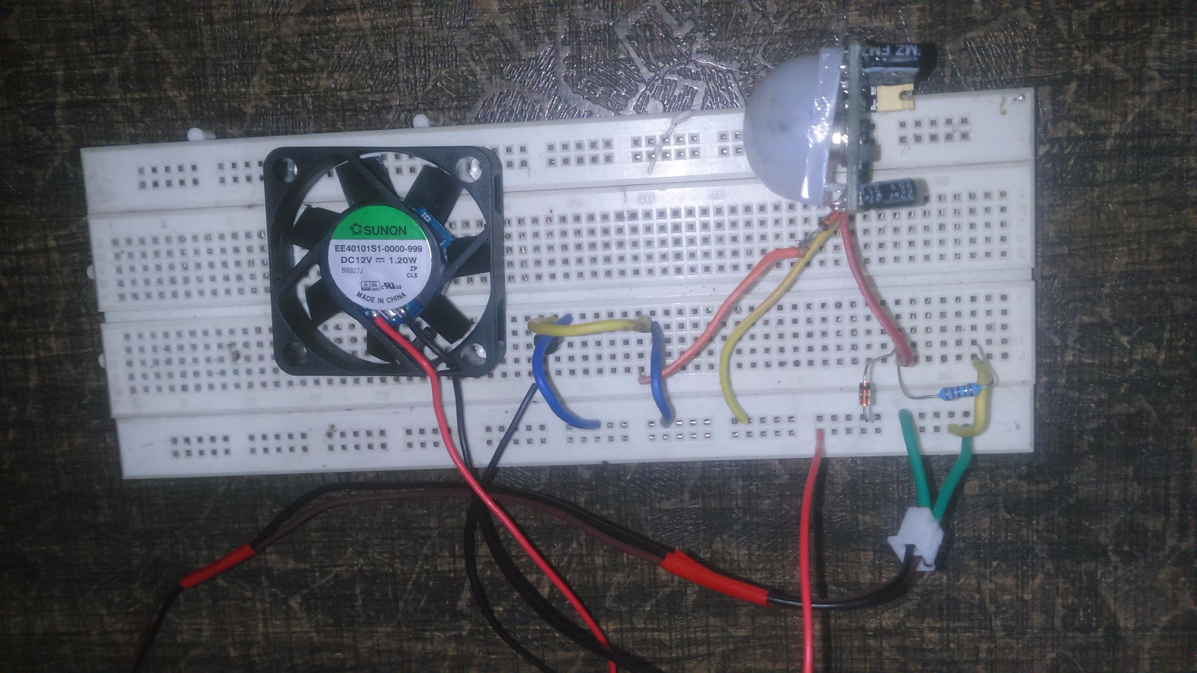 Motion Sensor Based DC Exhaust Fan Control Without Arduino : 4 Steps ...