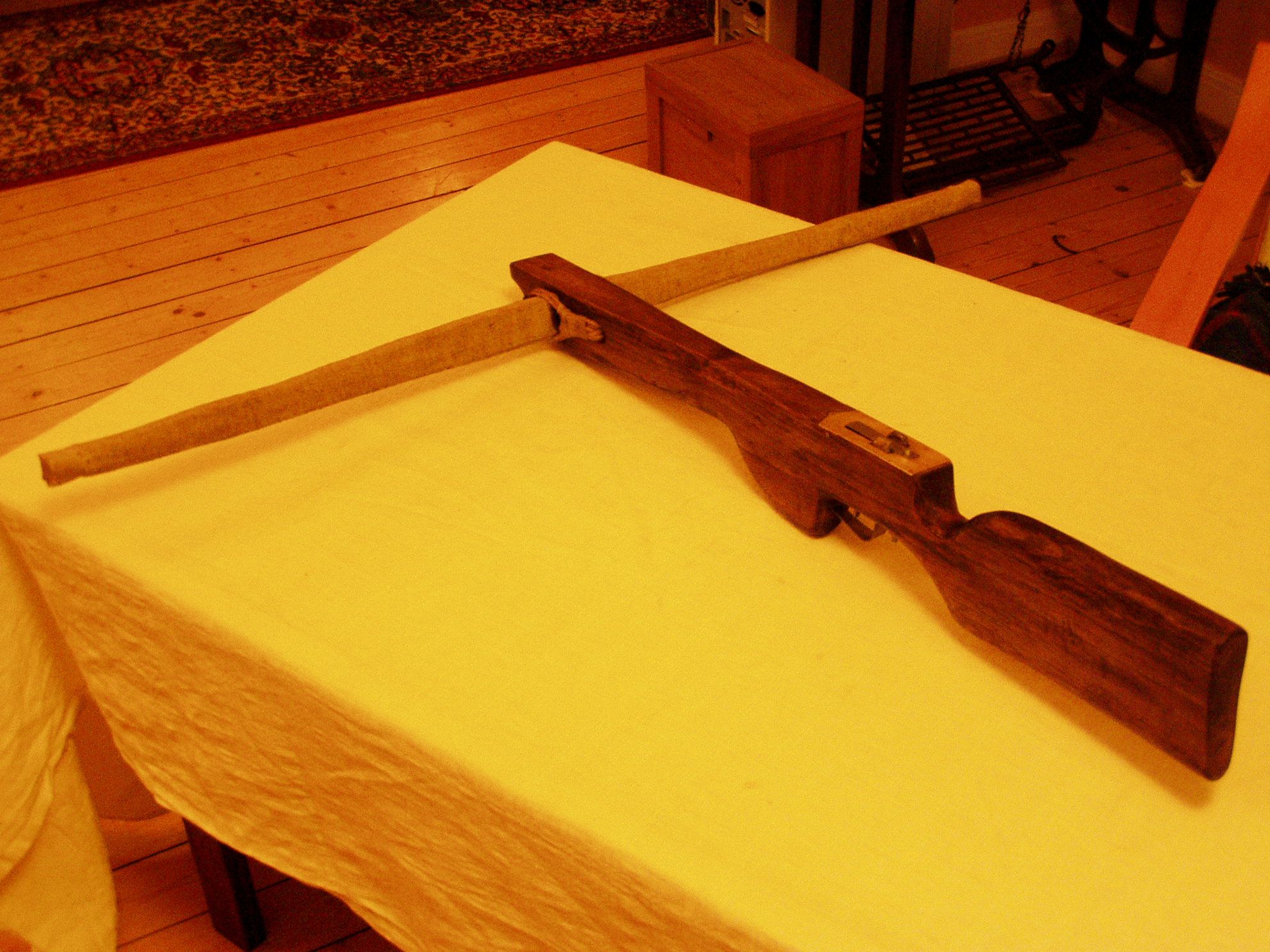 Crossbow With Wooden Stock and Rattan Bow : 5 Steps (with Pictures ...