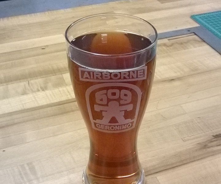 Making a Laser Etched Pilsner Beer Mug....I Made It at Techshop : 5 ...