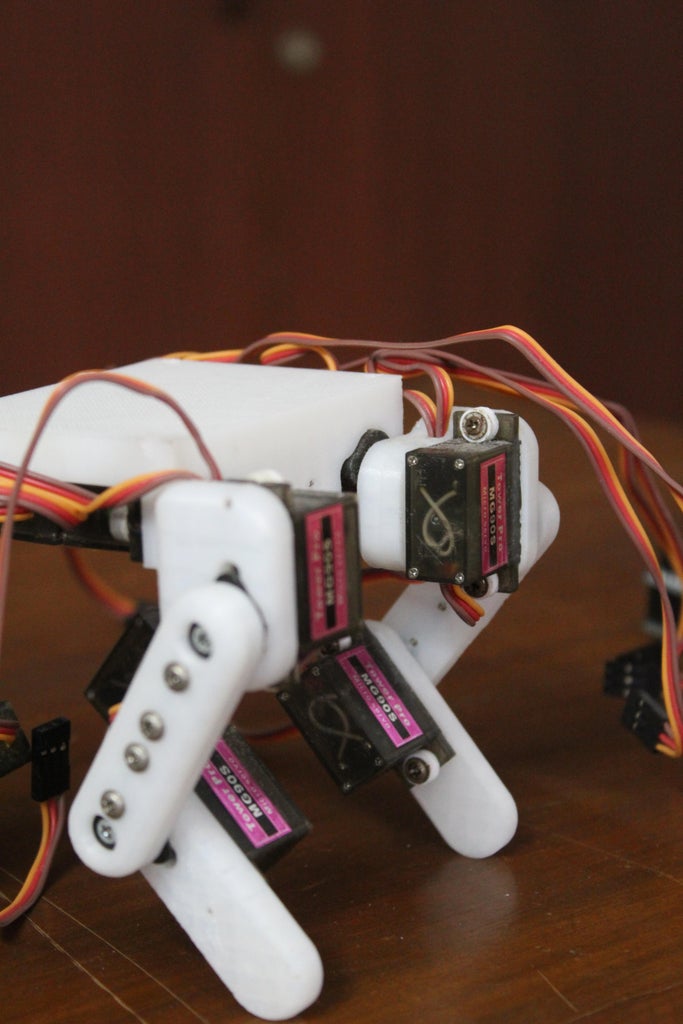 Arduino Powered Micro Quadruped 13 Steps With Pictures Instructables