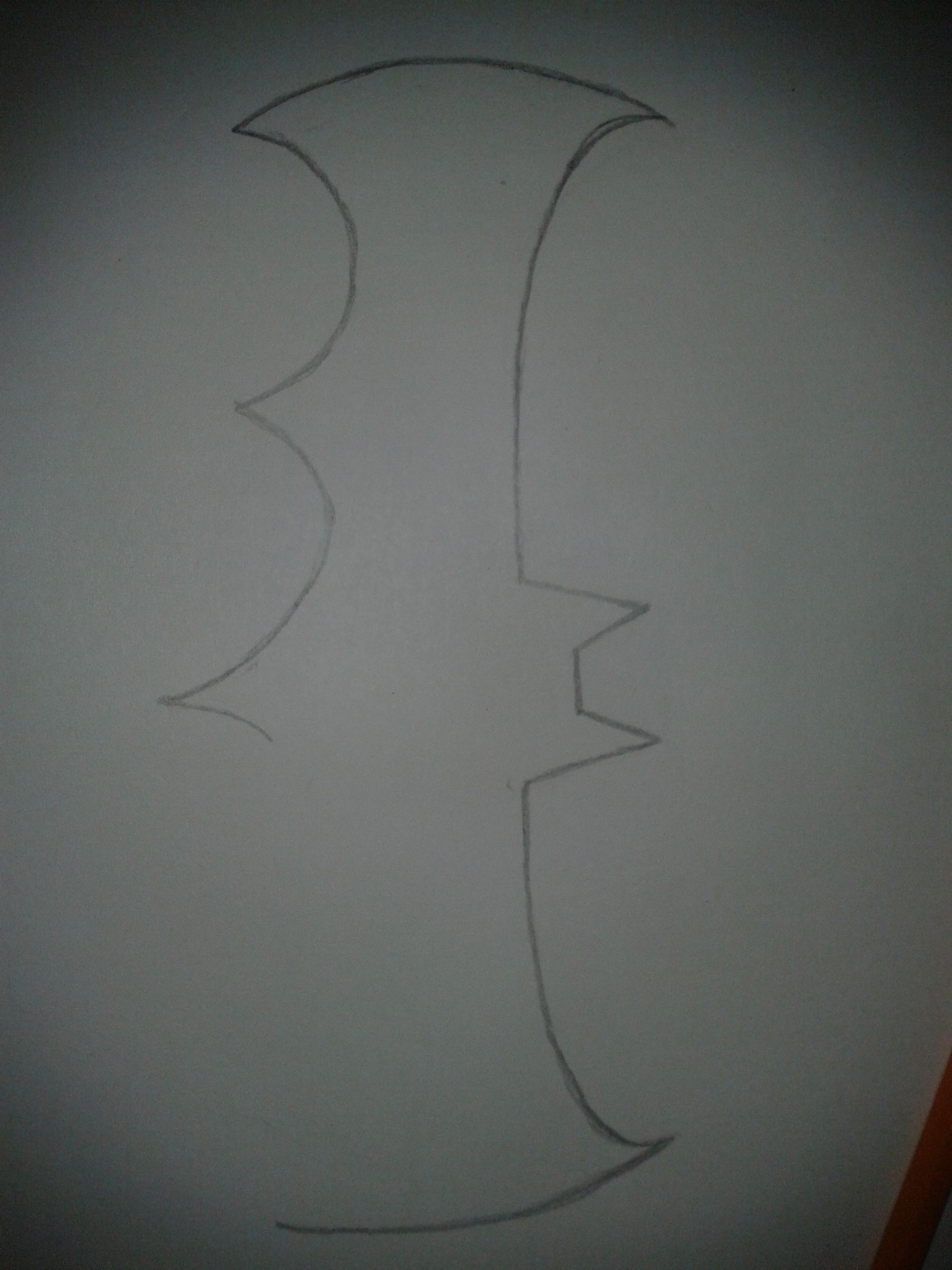 How to Draw: a Cool Batman Symbol : 3 Steps - Instructables