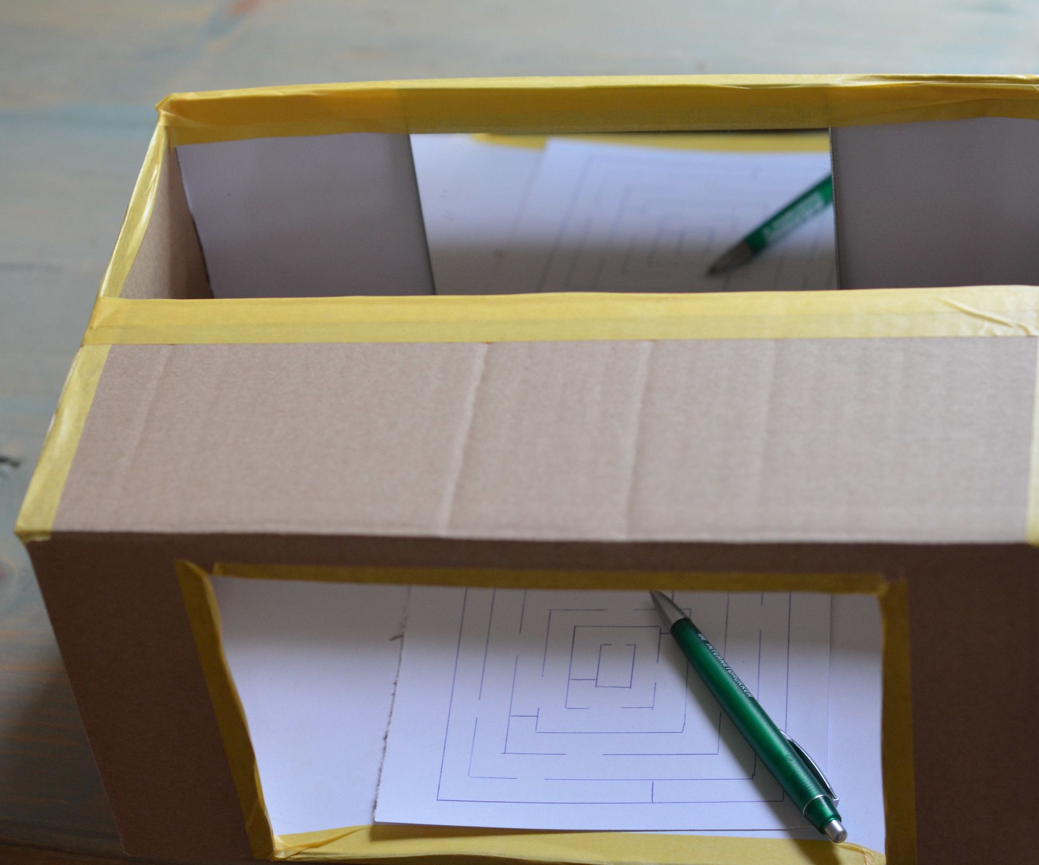 Mirror Box: Draw Game : 5 Steps (with Pictures) - Instructables