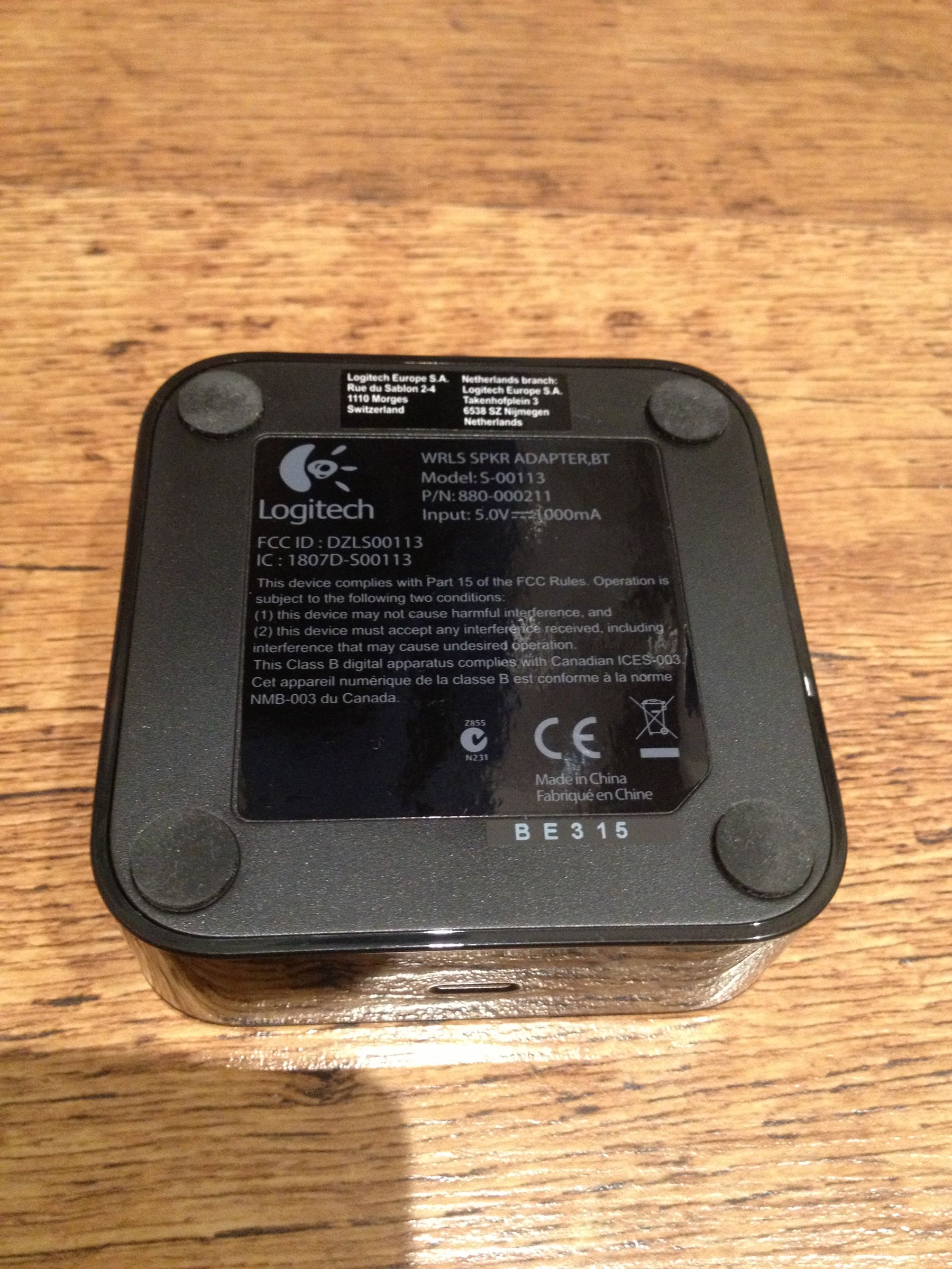 Logitech Audio Wireless Bluetooth Speaker Adaptor - Range Extension ...