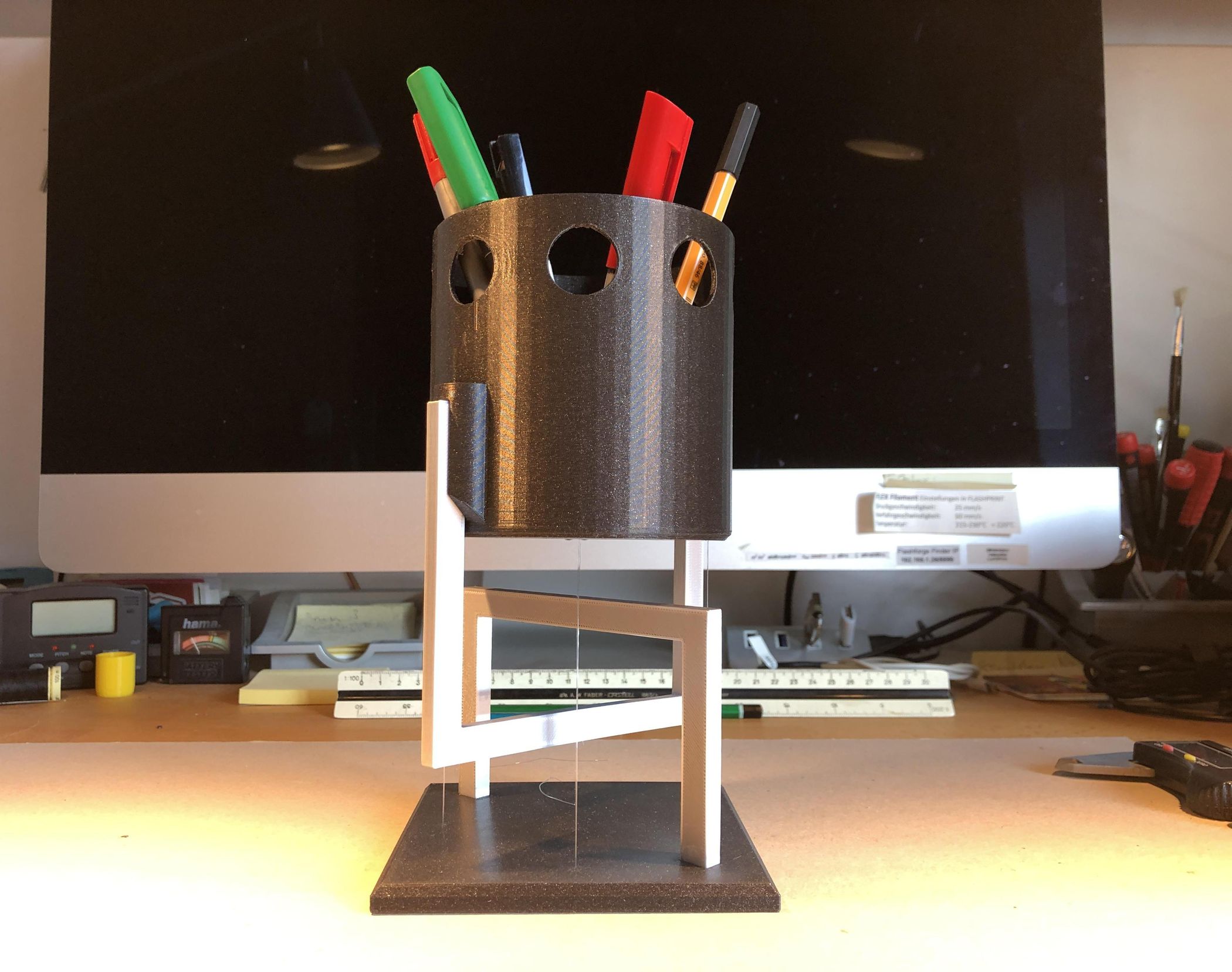 Floating Pen Box - Tensegrity - 3D Printed : 8 Steps (with Pictures ...