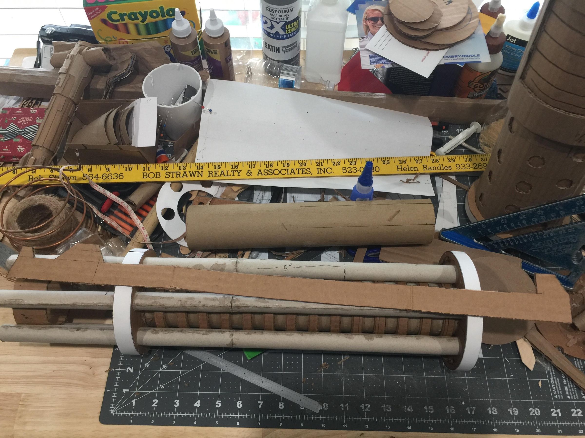 Z-6 Rotary Minigun From Cardboard : 3 Steps - Instructables