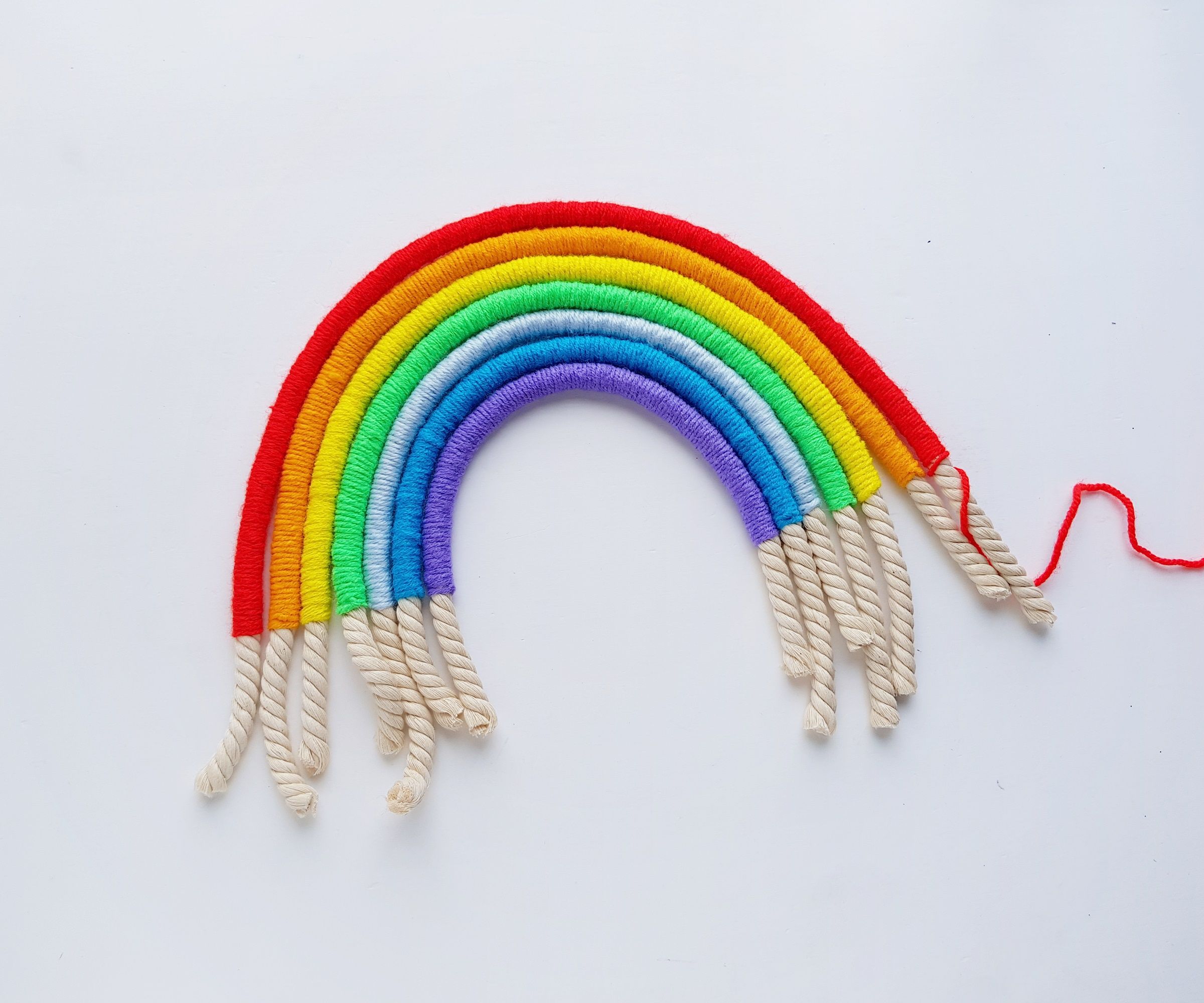 DIY Rainbow Wall Decor : 8 Steps (with Pictures) - Instructables