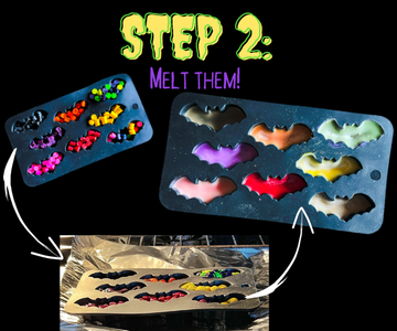Bat Crayons: a Scary-Easy Crayon DIY! : 5 Steps (with Pictures ...