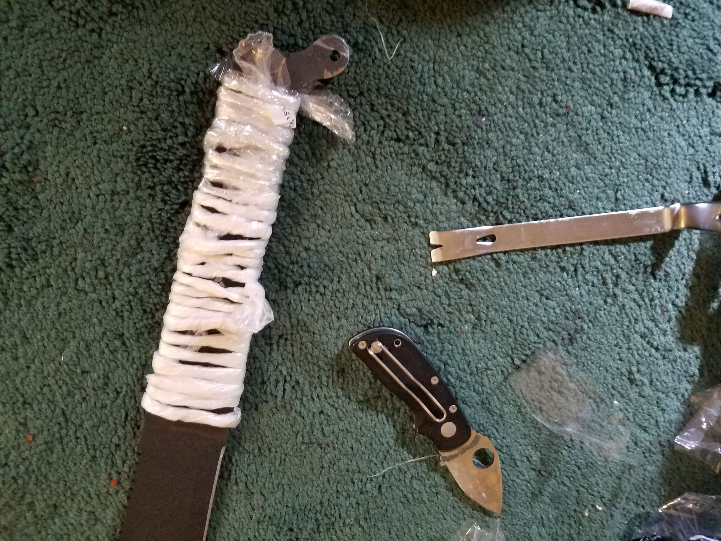 Machete Handle From Plastic Scrap and Paracord: : 8 Steps - Instructables