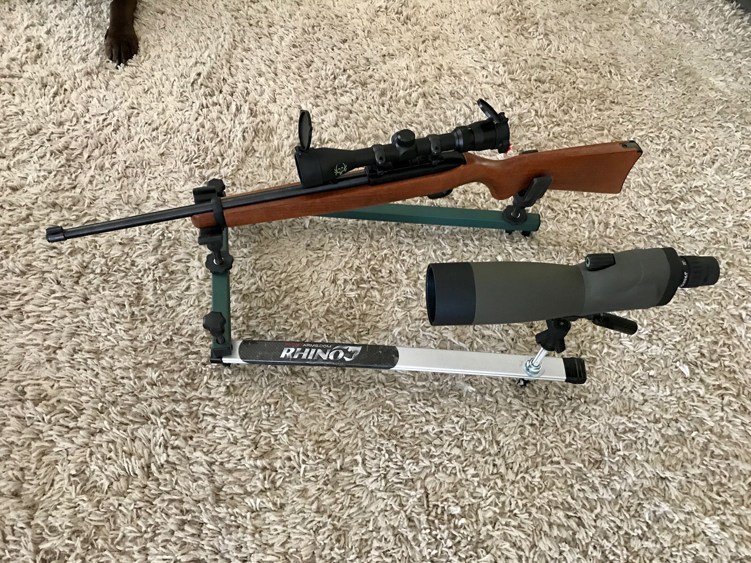 DIY Shooting (gun) Rest With Spotting Scope : 4 Steps - Instructables