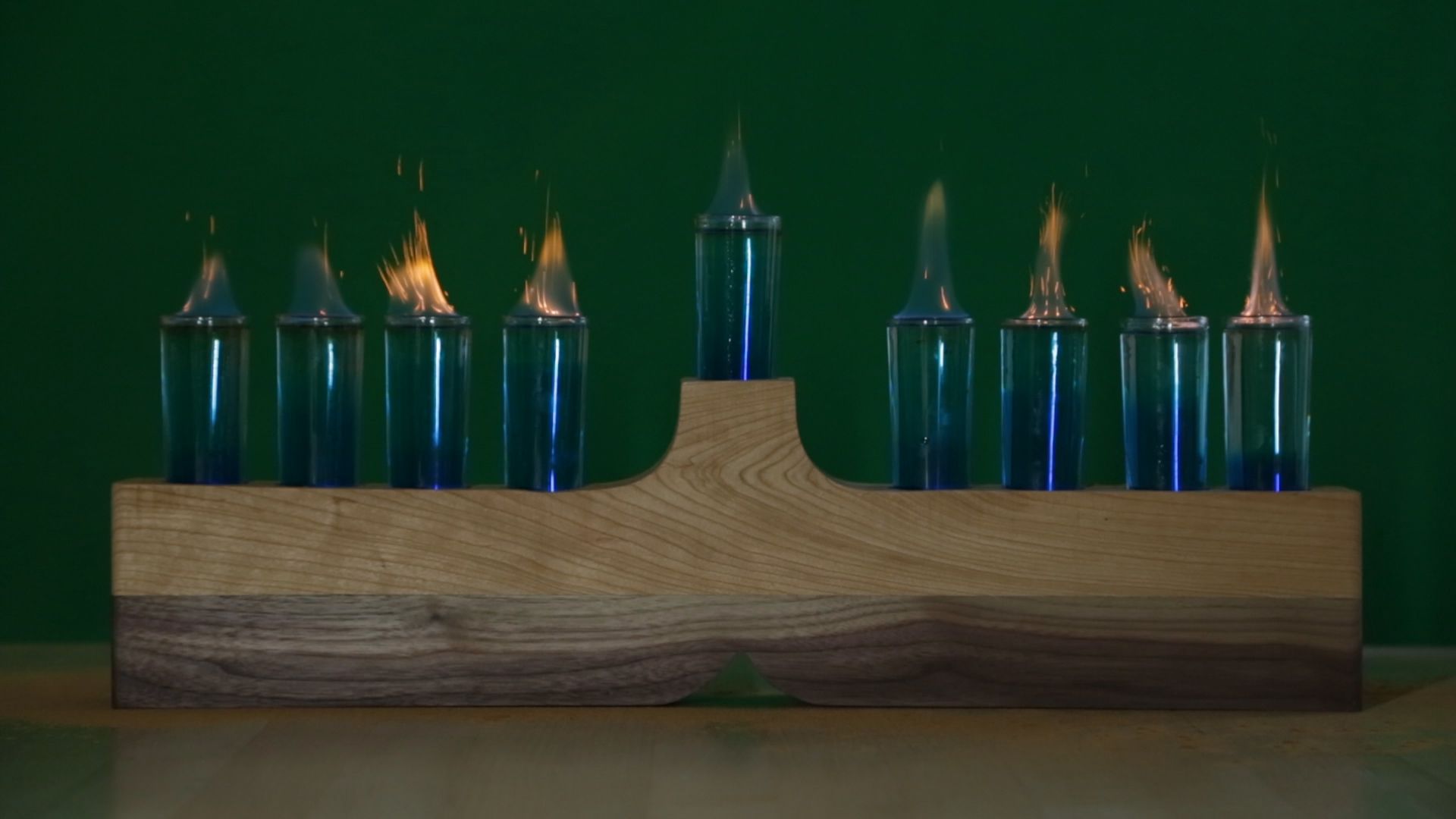 Flaming Shots Menorah : 9 Steps (with Pictures) - Instructables