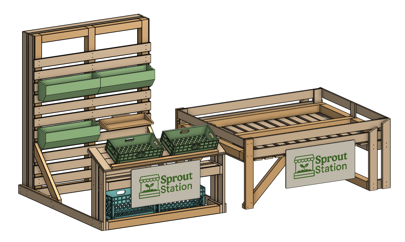 SPROUT STATION: Farmers Market Stand to Garden Bed : 11 Steps (with ...