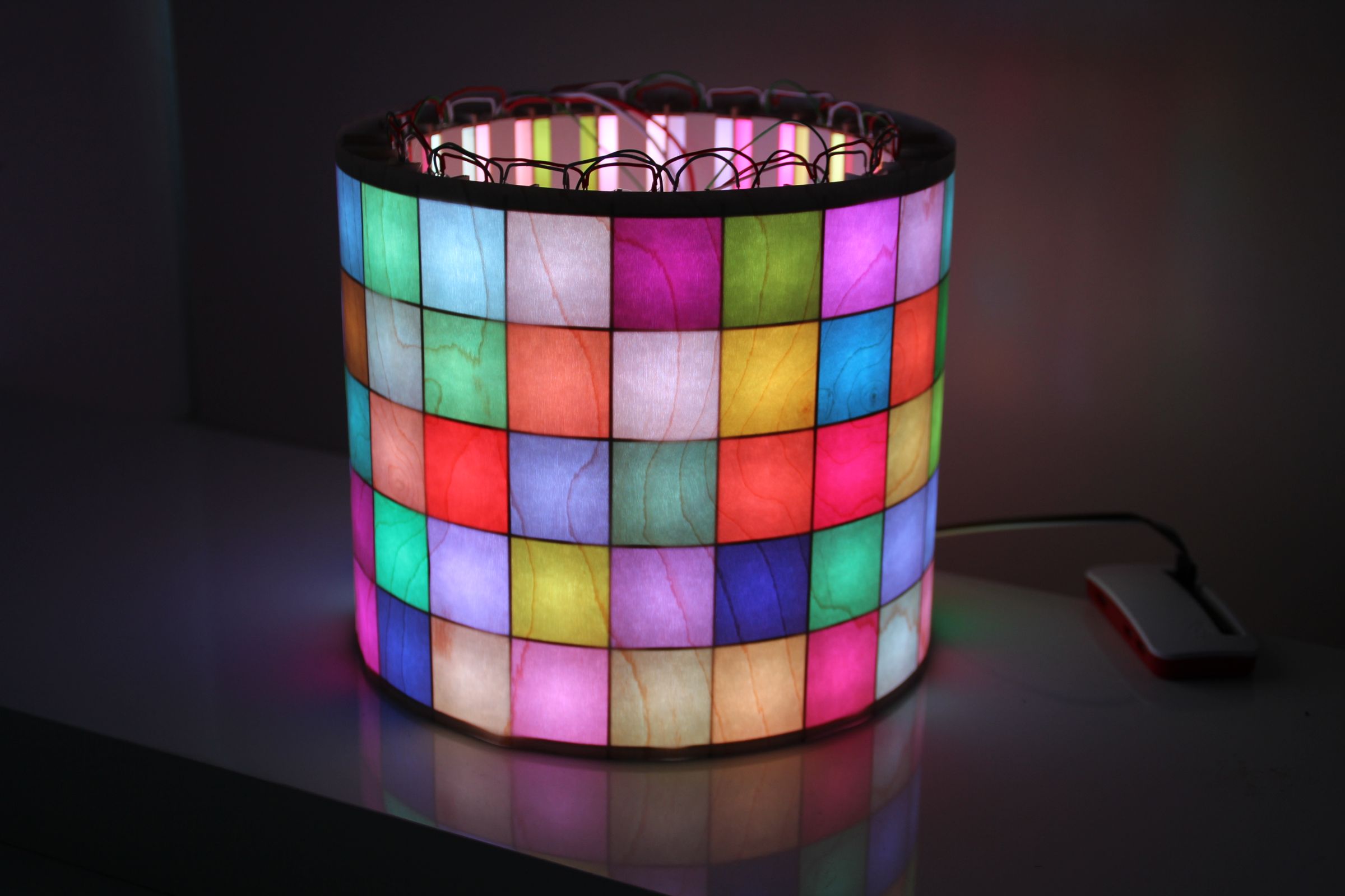 LED Matrix Cylinder : 8 Steps (with Pictures) - Instructables