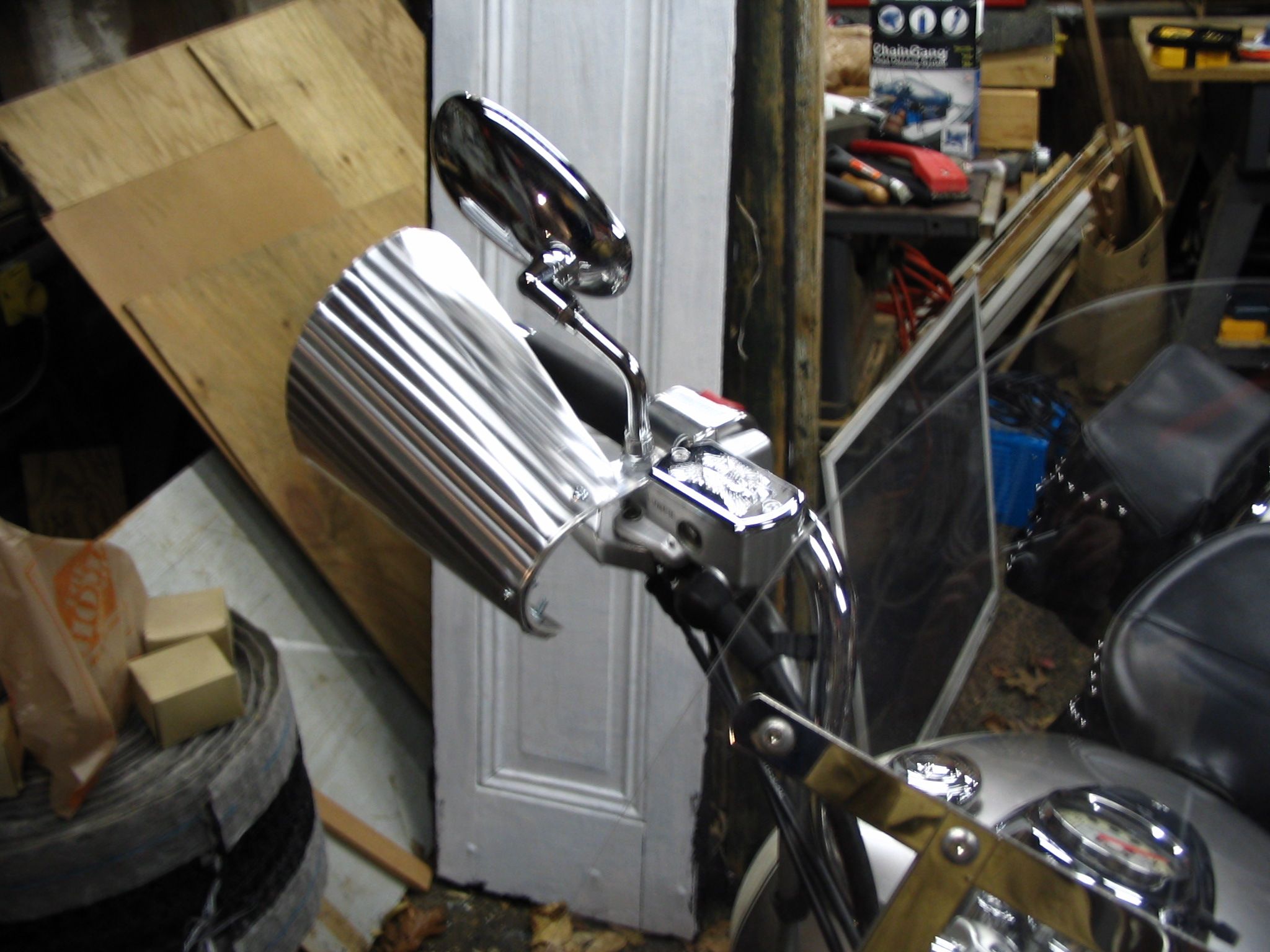 Homemade Motorcycle Hand Wind Deflectors (V Star 650) : 8 Steps ...