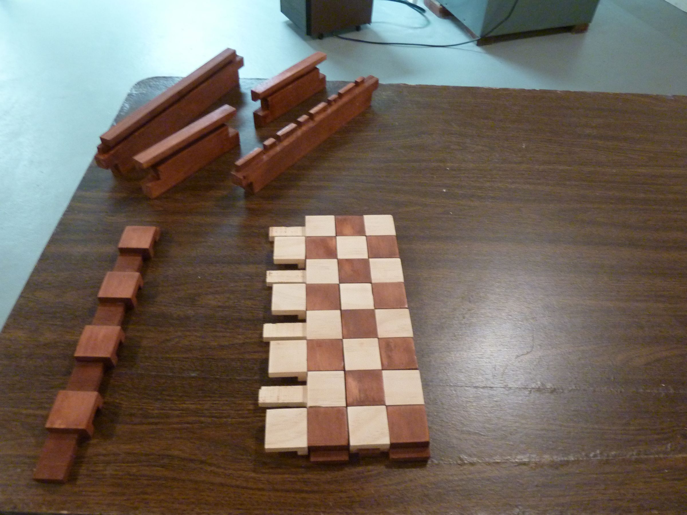 Interlocking Chess/Checker Board Puzzle : 8 Steps (with Pictures ...