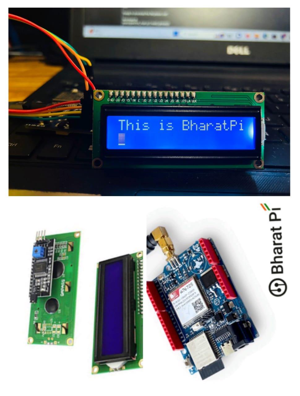 Lcd Sensor With Micropython Using Bharart Pi Board 5 Steps Instructables