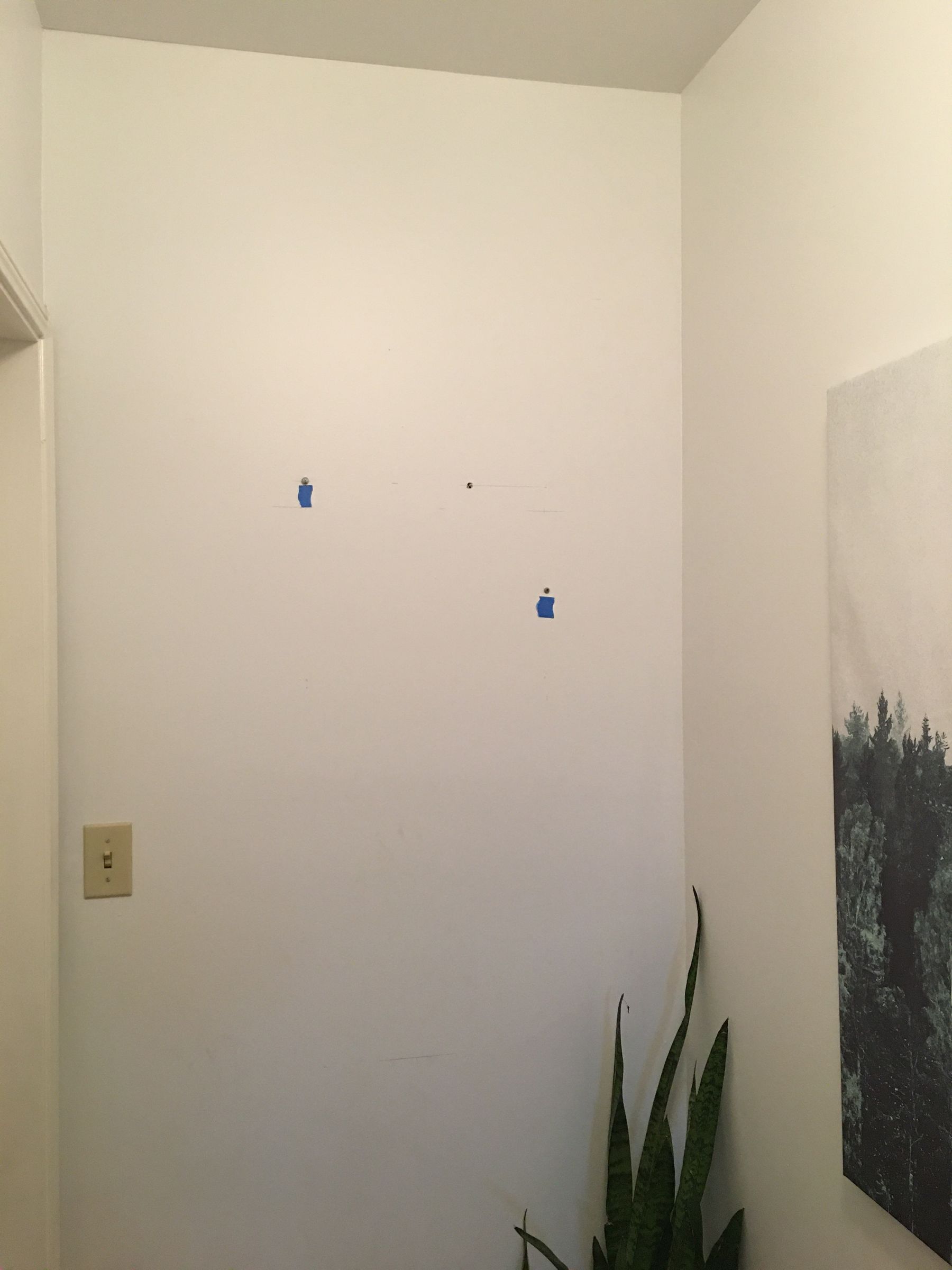 Centering a Painting on a Wall With Off-Center Studs : 3 Steps (with ...