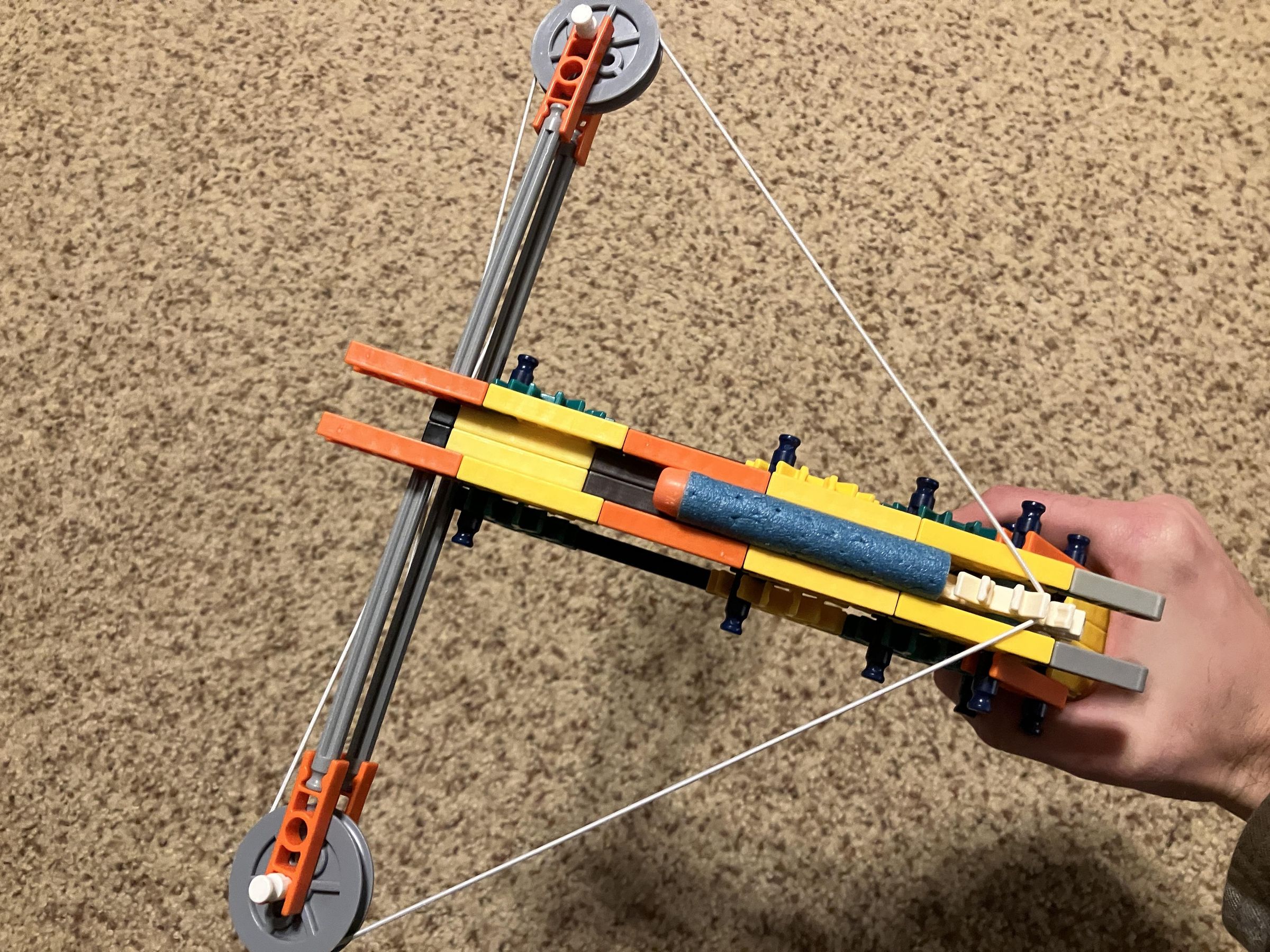 The Shortbow: a K'nex Nerf Crossbow Pistol : 3 Steps - Instructables