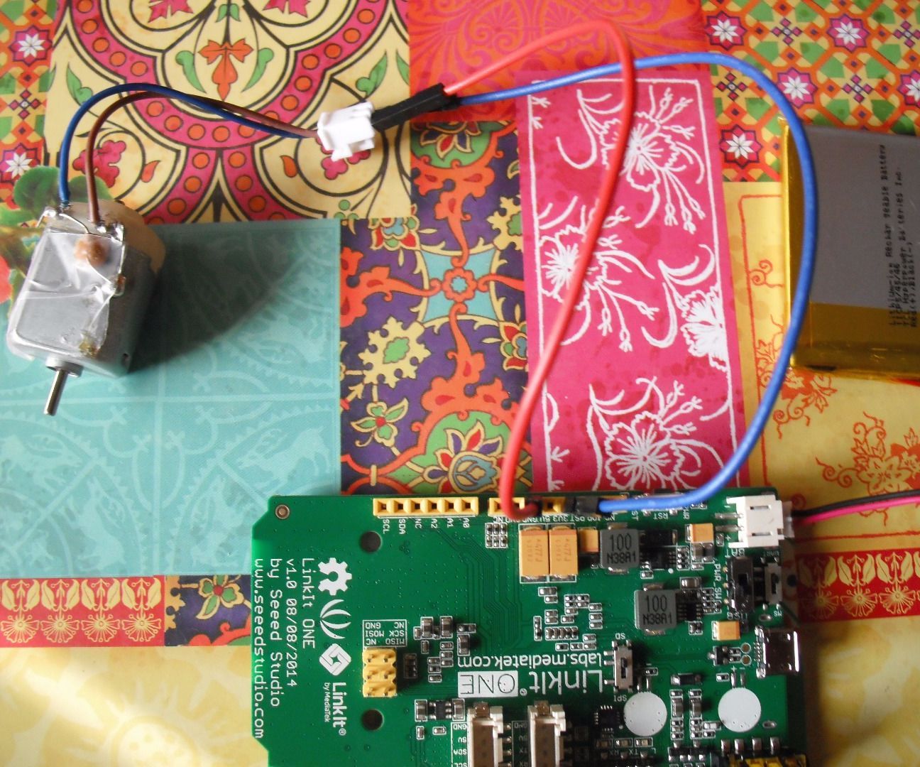 Using a Motor With Linkit ONE : 5 Steps - Instructables