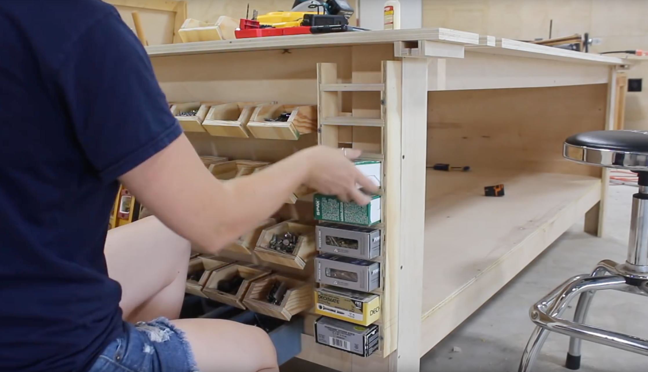 The Ultimate Plywood Workbench (plus Shop Storage Solutions) : 16 Steps ...