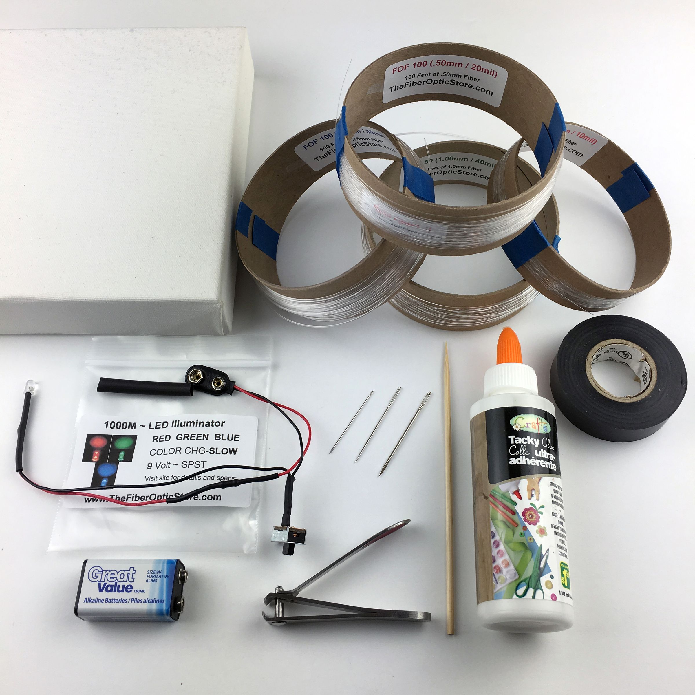 Painting With Embedded Optics and Colour Mixing LED Light Source : 10 ...