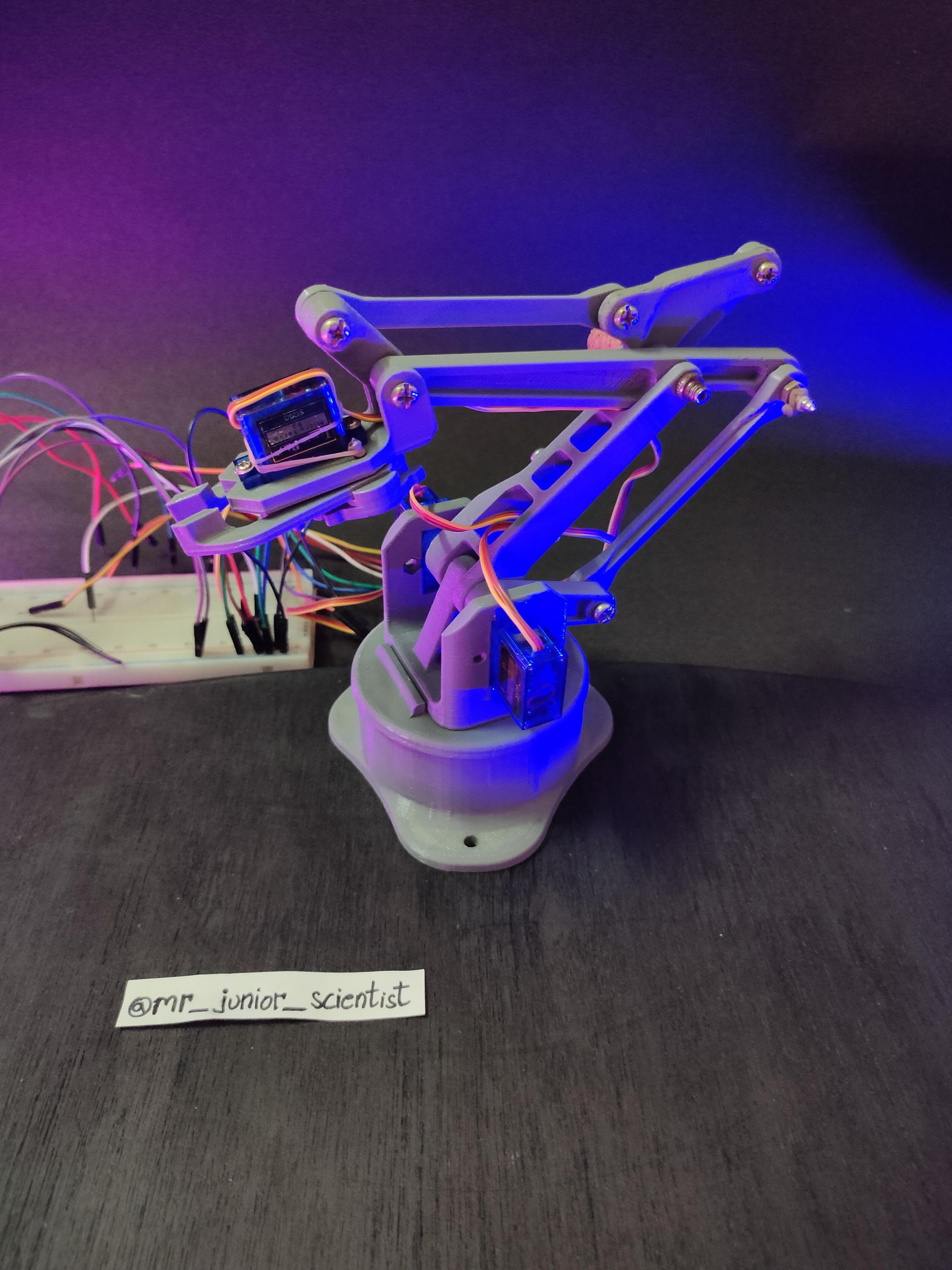 Arm-Bot: 3D Printed 4-DOF Robotic Arm : 7 Steps (with Pictures ...