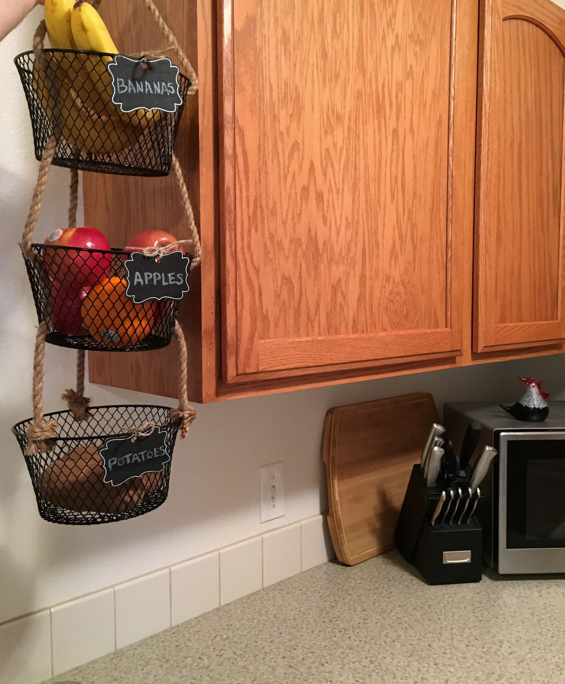 Rustic 3-Tier Produce Hanger : 4 Steps (with Pictures) - Instructables