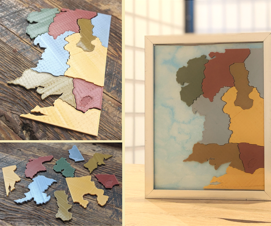 3D-printed Middle Earth Map Puzzle : 9 Steps (with Pictures ...