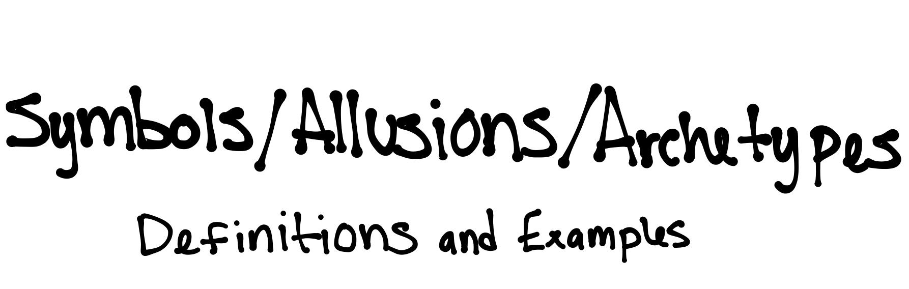 Symbolism/Allusion/Archetypes: What Are They? : 5 Steps - Instructables