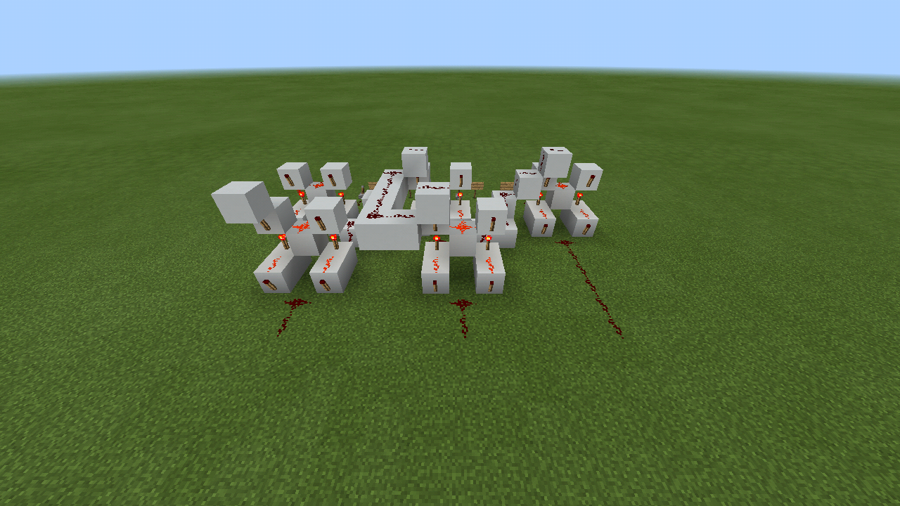 Redstone Addition Calculator in Minectaft : 6 Steps - Instructables