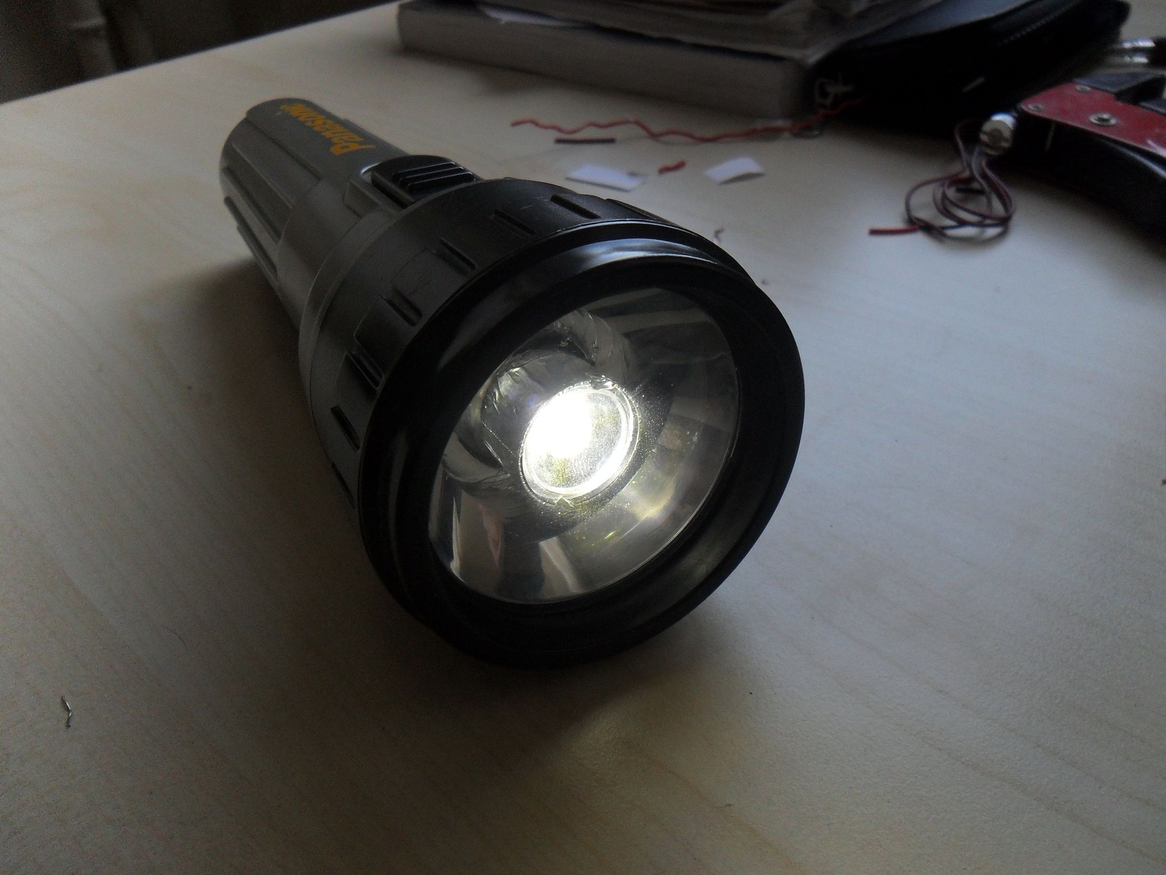 How to Turn Old Flashlight Into a Powerful Flashlight With Storage ...