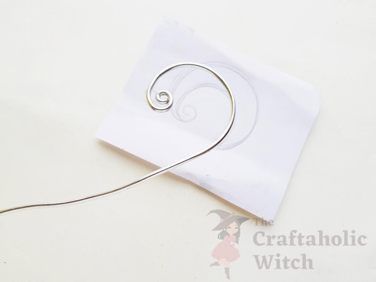 DIY Wire Wrapped Crescent Moon Pendant : 7 Steps (with Pictures ...