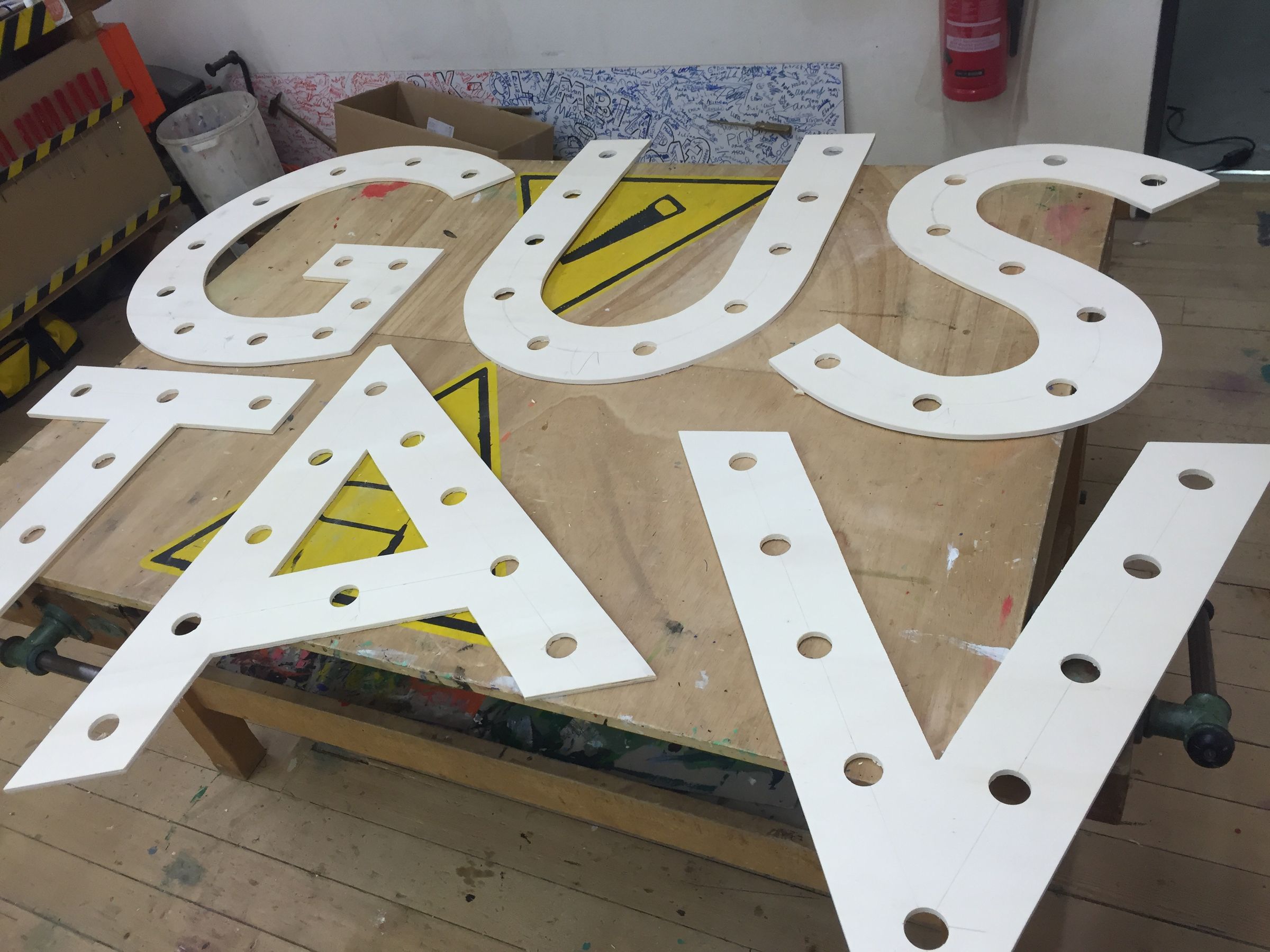 Illuminated Letters "GUSTAV" : 6 Steps (with Pictures) - Instructables