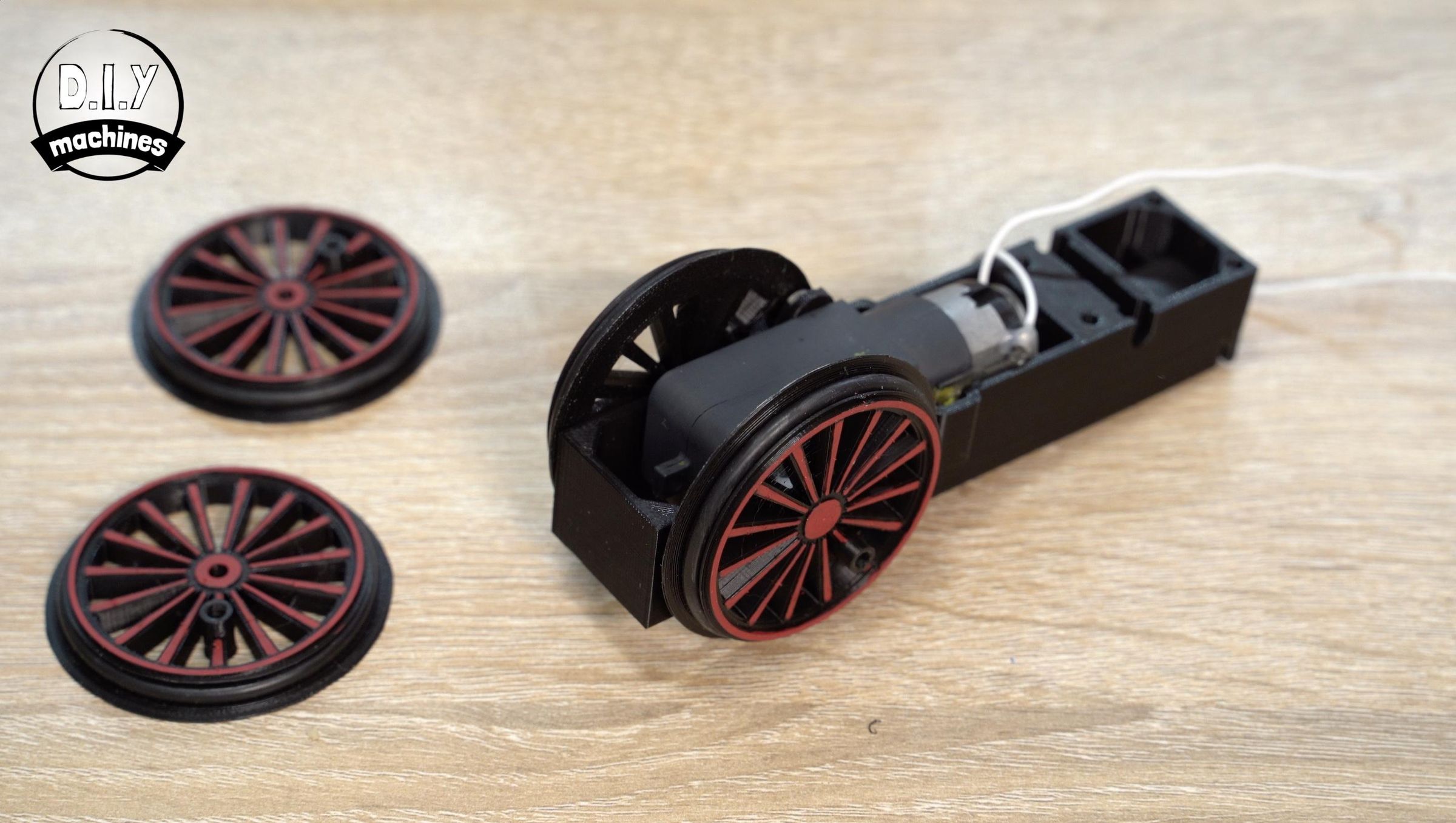 3D PRINT a STEAM TRAIN 🚂 With Live Camera Streaming and Wifi Controls ...