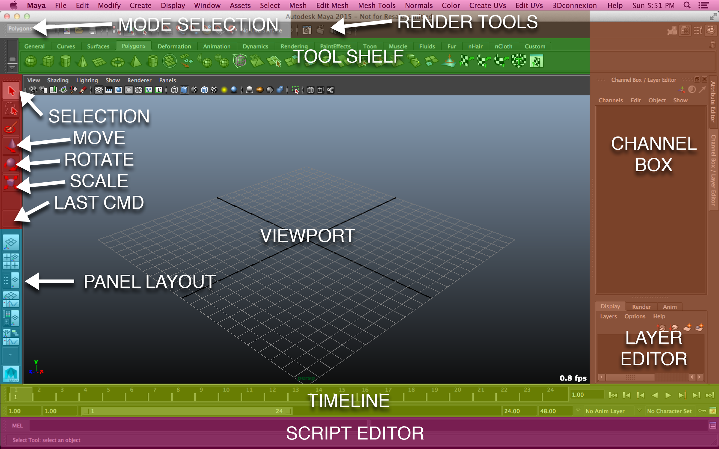 Understanding & Learning Maya's Interface : 10 Steps (with Pictures) - Instructables