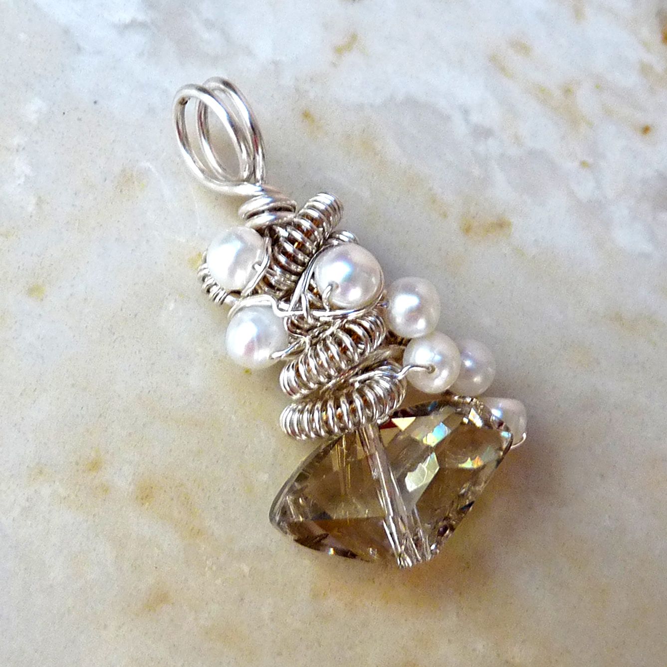 Wire Wrapped Bead Pendant : 14 Steps (with Pictures) - Instructables