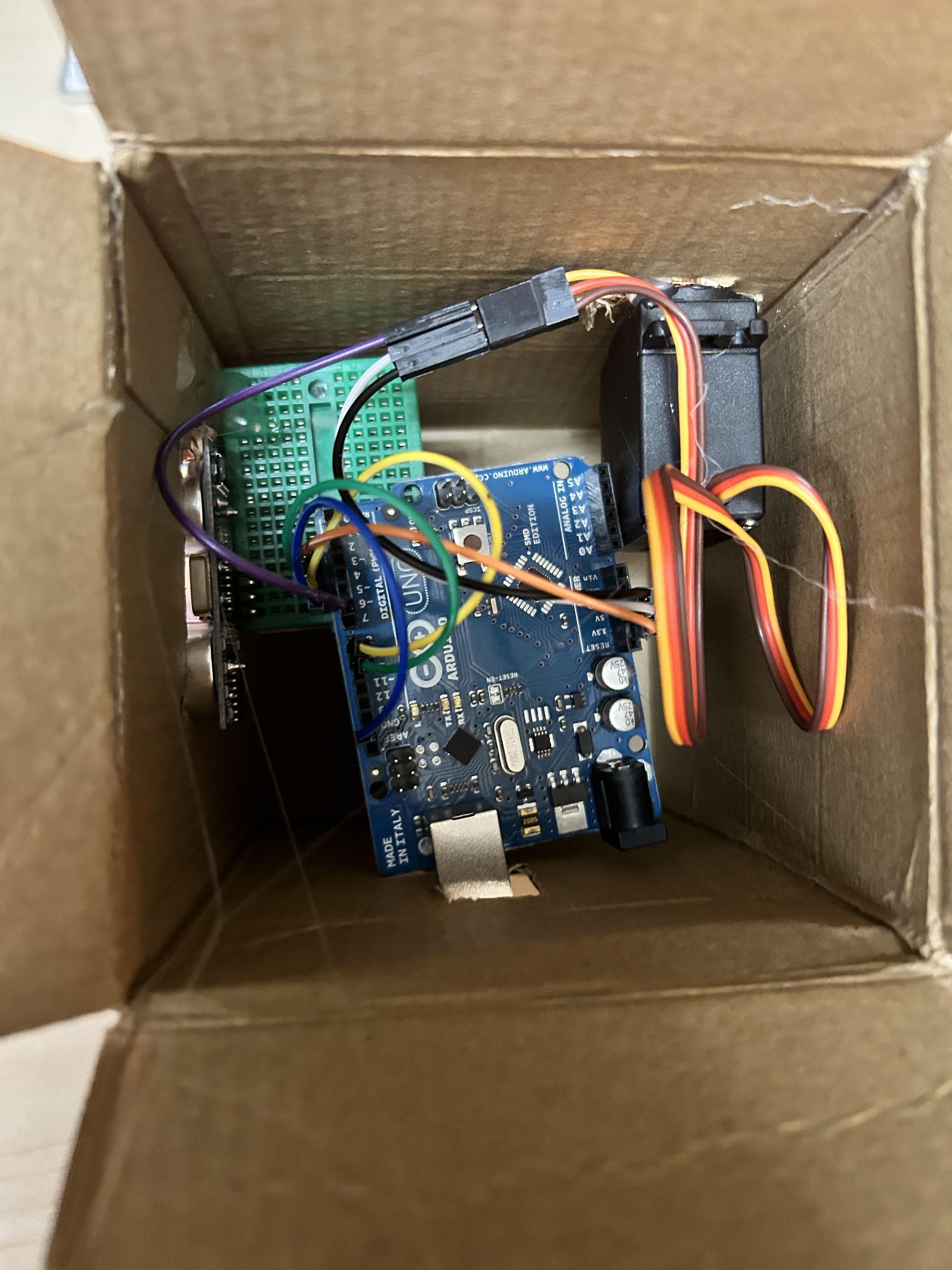 Make a Wavebot Using Ultrasonic Sensor and Servo Motor : 6 Steps ...