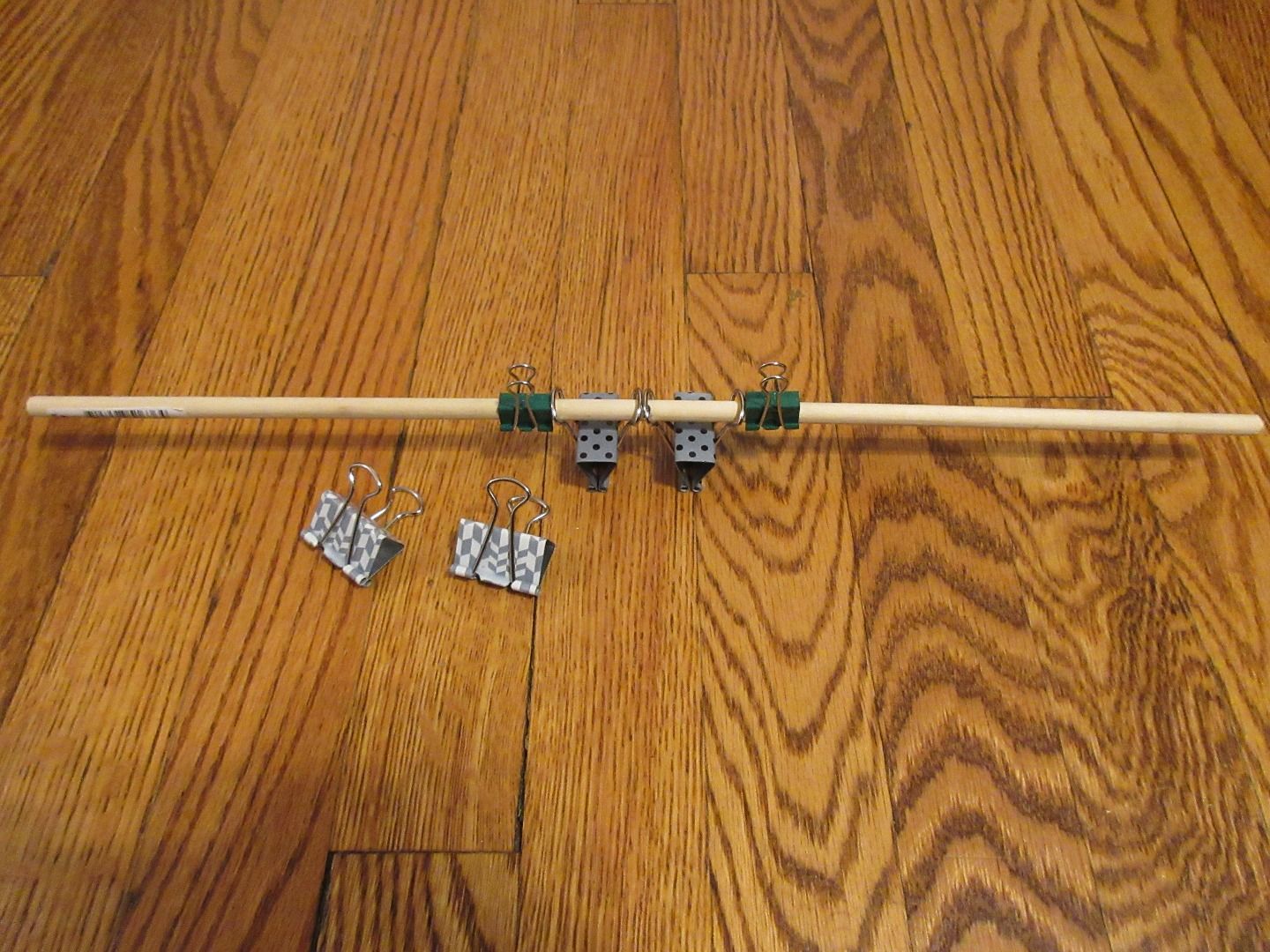 Make a Passive Ramp Walker Toy Using Binder Clips and Wooden Dowel ...