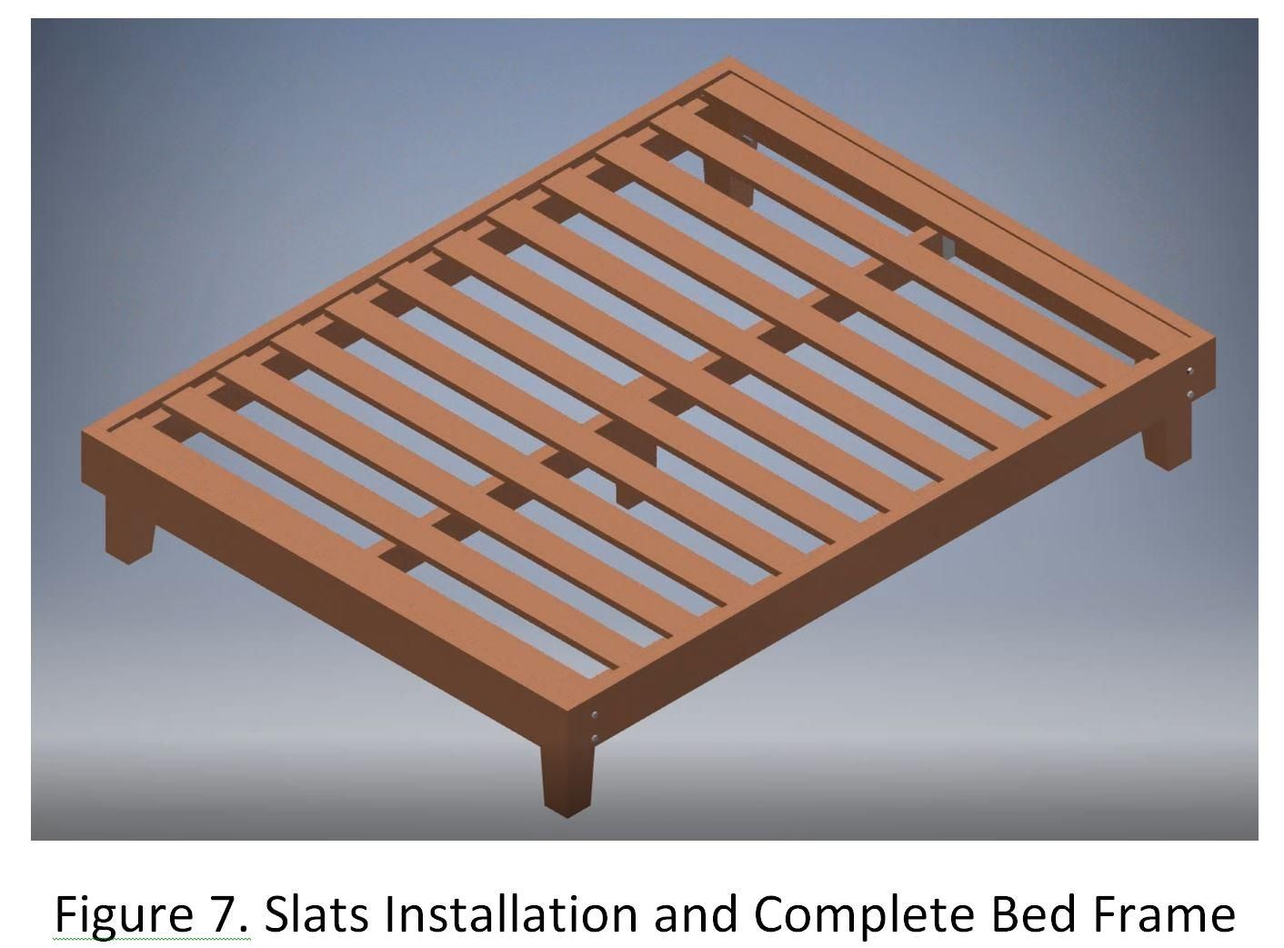 How to Build a Simple Queen Bed Frame From Dimensional Lumber : 6 Steps ...