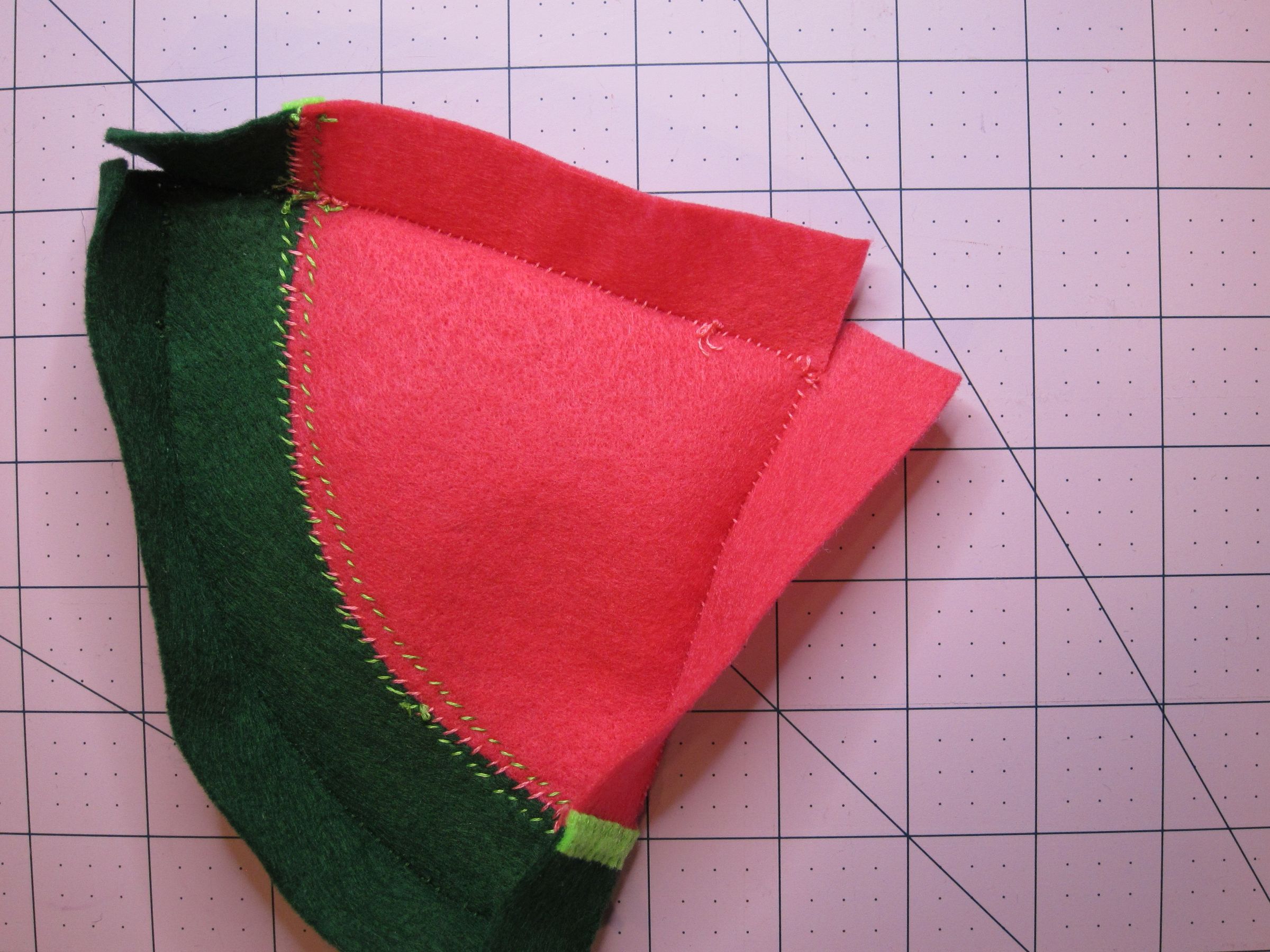 Felt Watermelon Slice : 20 Steps (with Pictures) - Instructables