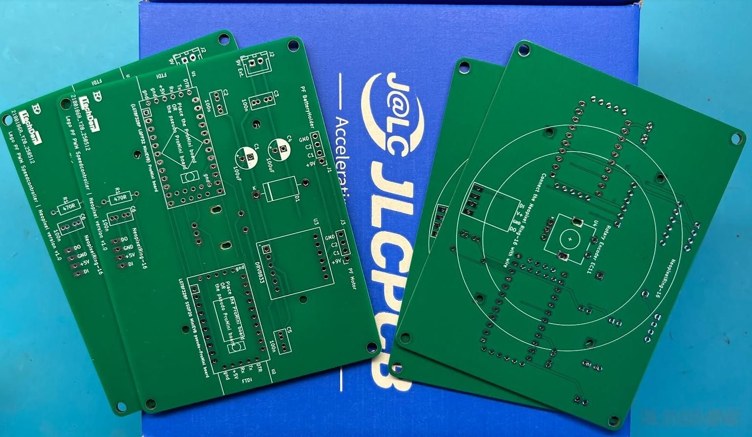 Lego Power Function (PF) Motor Speed Controller With a 16 LED Neopixel ...