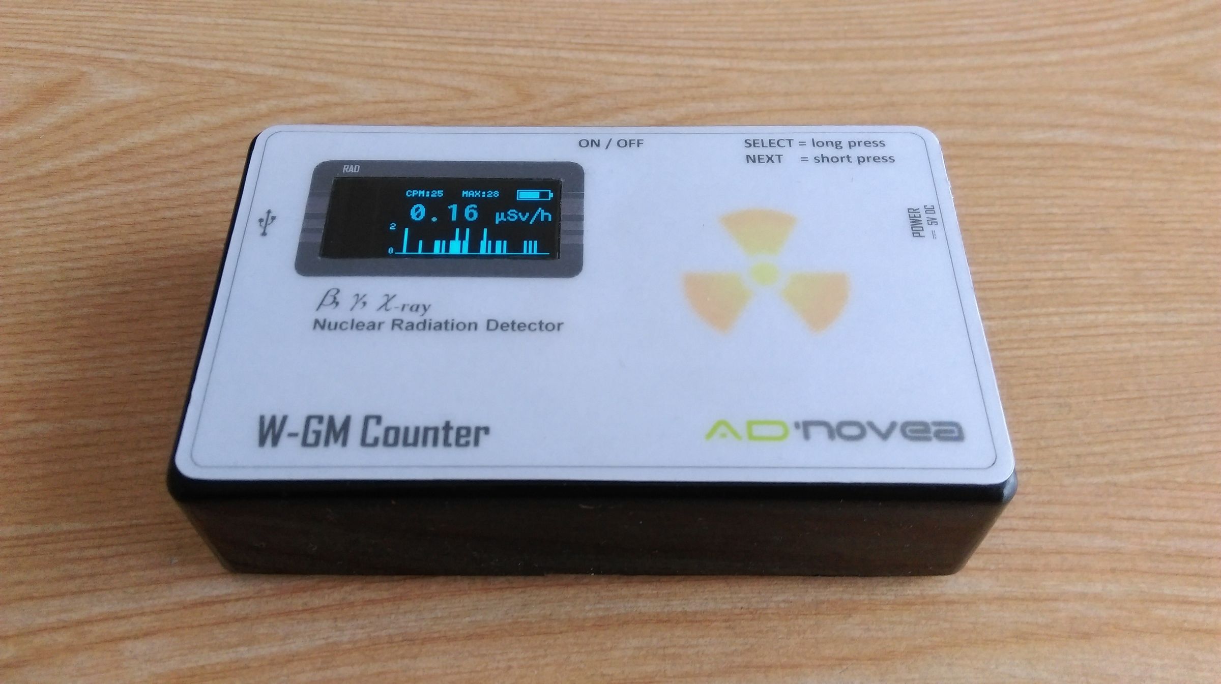 W-GM Count - IoT (Wifi) for Radioactivity Monitoring : 3 Steps (with ...